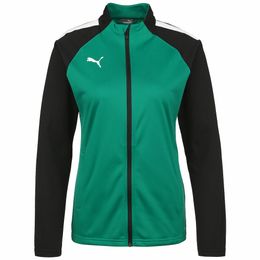 Puma Trainingsjacke 'Team Liga' Damen Gr&ouml;&szlig;e XL gr&uuml;n / schwarz / wei&szlig;