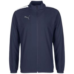 Puma Trainingsjacke 'TeamLiga' Herren Gr&ouml;&szlig;e XL navy / grau / wei&szlig;