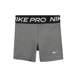 Nike Sportshorts M&auml;dchen Gr&ouml;&szlig;e 147/158 graumeliert / schwarz / wei&szlig;