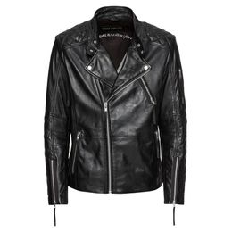Freaky Nation Lederjacke 'Cruiser' Herren Gr&ouml;&szlig;e S schwarz