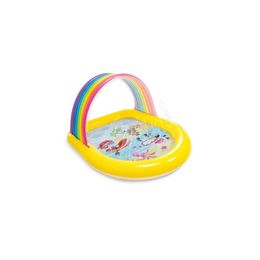 Intex Planschbecken Regenbogen mit Wasserspiel