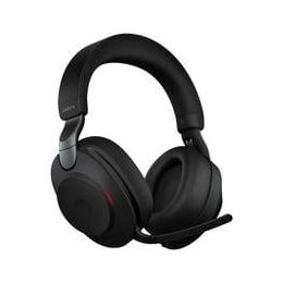 Jabra Evolve2 85, Headset schwarz, Stereo, UC, USB-C, DeskStand