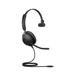 Jabra Evolve2 40 SE, Headset schwarz, Mono, USB-C, UC