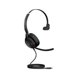 Jabra Evolve2 50, Headset schwarz, Mono, Microsoft Teams, USB-C