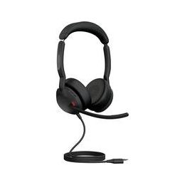 Jabra Evolve2 50, Headset schwarz, Stereo, UC, USB-A