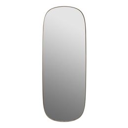 muuto - Framed Mirror, groß, taupe / Klarglas