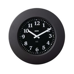 Alessi - Momento Wanduhr, schwarz