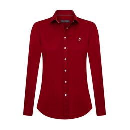 Jacey Quinn Bluse Damen Gr&ouml;&szlig;e XL bordeaux / wei&szlig;