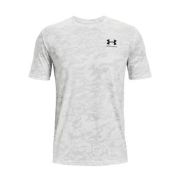 Under Armour Funktionsshirt Herren Gr&ouml;&szlig;e XS hellgrau / wei&szlig;