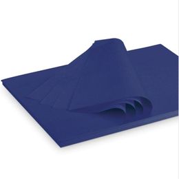 2 x Seidenpapier "Blau" 37,5 x 50 cm