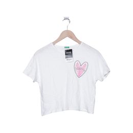 United Colors Of Benetton Damen T-Shirt, weiß, Gr. 46