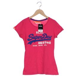 Superdry Damen T-Shirt, pink, Gr. 36