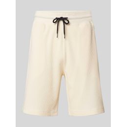 Tommy Hilfiger Regular Fit Sweatshorts mit Strukturmuster