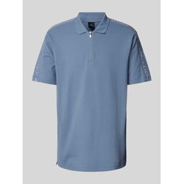 Armani Exchange Regular Fit Poloshirt mit Label-Stitchings