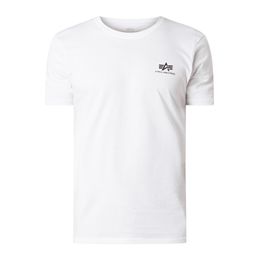 Alpha Industries T-Shirt mit Label-Print