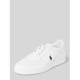 Polo Ralph Lauren Ledersneaker mit Label-Stitching