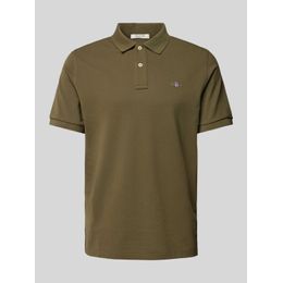 Gant Regular Fit Poloshirt mit Label-Stitching