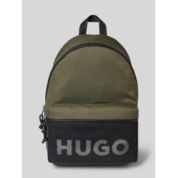 Hugo Rucksack mit Label-Print Modell 'HANS'