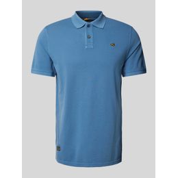 Camel Active Poloshirt mit Label-Stitching