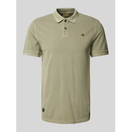 Camel Active Poloshirt mit Label-Stitching