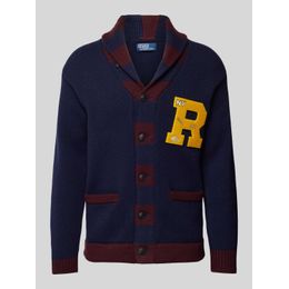 Polo Ralph Lauren Cardigan mit Umlegekragen