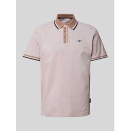 Tom Tailor Regular Style Poloshirt mit Label-Print