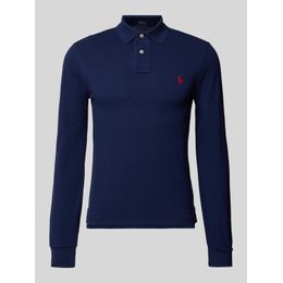 Polo Ralph Lauren Slim Fit Poloshirt im langärmeligen Design