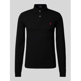 Polo Ralph Lauren Slim Fit Poloshirt im langärmeligen Design