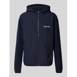 Tommy Hilfiger Sweatjacke mit Label-Stitching