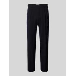 Regular Fit Bundfaltenhose mit Bügelfalten