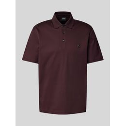 BOSS Slim Fit Poloshirt mit Label-Patch Modell 'Parris'