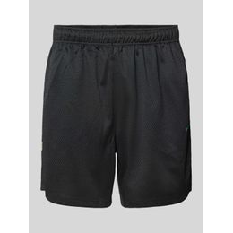 Regular Fit Shorts mit Logo-Stitching