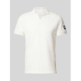 s.Oliver RED LABEL Slim Fit Poloshirt mit Label-Detail