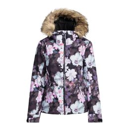 Roxy Snowboardjacke »Jet Ski« Black Blurry Flower L L Umweltfreundliche Materialien: Leinwandgewebe...