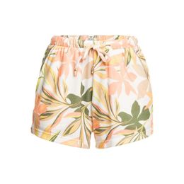 Roxy Relaxshorts &raquo;Fool For Love&laquo; Snow White Subtly Salty Multic L L Stoff: Kuscheliges...