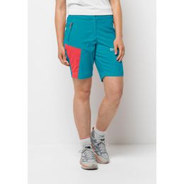 Jack Wolfskin Funktionsshorts »GLASTAL SHORTS W« tile-blue 44 - Normalgrößen Normalgrößen 44 Softshellshorts