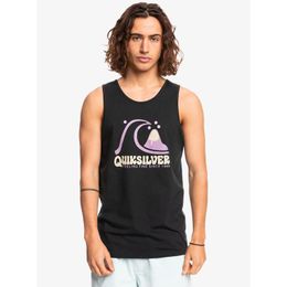 Quiksilver Tanktop &raquo;Mellow Tone&laquo; schwarz L L Stoff: leichter Baumwoll-Jersey