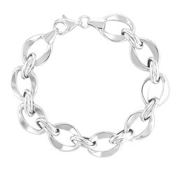 Adelia´s Armband ADELIA´S "Damen aus 925 Silber 19 cm" Armbänder Gr. 19, Silber 925 (Sterlingsilber), silberfarben (silber) Damen