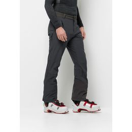 Skihose Jack Wolfskin "ALPSPITZE TOUR PANTS M" Gr. 54, Normalgrößen, grau (phantom) Herren Hosen