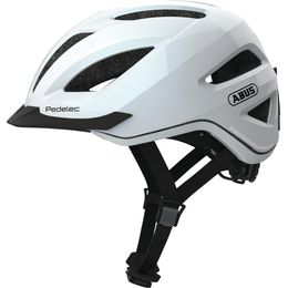 Fahrradhelm Abus "PEDELEC 1.1" Gr. L, weiß (pearl weiß), Helme, L Kopfumfang: 56cm - 62cm