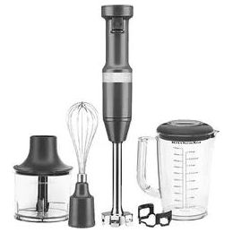 Pharao24.de KITCHENAID 5KHBV83EDG STABMIXER DUNKELGRAU Stabmixer Dunkelgrau (180 Watt, Mixbehälter 1 l)