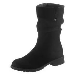 Citywalk Winterstiefel CITY WALK Gr. 36, Normalschaft, schwarz Damen Schuhe mit slouchy Raffungen am Schaft