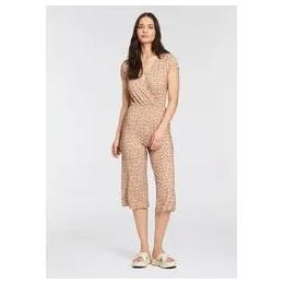 Jumpsuit Laura Scott Gr. 44, N-Gr, beige (beige, gemustert) Damen Overalls mit angesagtem Allover-Print - NEUE KOLLEKTION