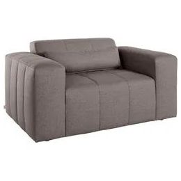 Loveseat LeGer Home by Lena Gercke "Maileen Sessel" Sessel Gr. Struktur fein, B/H/T: 142cm x 74cm x 90cm, braun XXL-Sessel passend zur Modulserie "Maileen" - separat stellbar