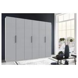 Kleiderschrank WIMEX "Level by fresh to go" Schränke Gr. B/H/T: 300 cm x 216 cm x 58 cm, 6 St., weiß (weiß, light grey) ohne Schubladen