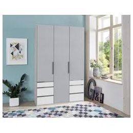 Kleiderschrank wimex "Level by fresh to go" Schränke Gr. B/H/T: 150cm x 236cm x 58cm, 3 St., weiß (weiß/light grey) mit Schubladen