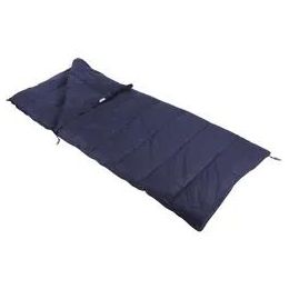 Deckenschlafsack Polydaun "Stormvogel Ecolight 85x210 cm navy" Schlafsäcke Gr. B/L: 85cm x 210cm, umlaufender Reißverschluss, blau (navy)