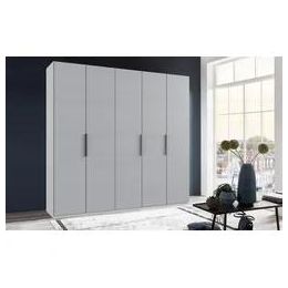 Kleiderschrank WIMEX "Level by fresh to go" Schränke Gr. B/H/T: 250 cm x 236 cm x 58 cm, 5 St., weiß (weiß, light grey) ohne Schubladen