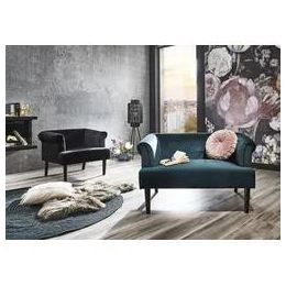 1,5-Sitzer ATLANTIC HOME COLLECTION "Charlie" Sofas Gr. B/H/T: 119cm x 72cm x 70cm, Samtstoff Velvet, grün XXL-Sessel mit Samtveloursbezug, Wellenunterfederung