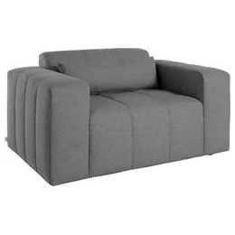 Loveseat LeGer Home by Lena Gercke "Maileen Sessel" Sessel Gr. Struktur weich, B/H/T: 142cm x 74cm x 90cm, grau XXL-Sessel passend zur Modulserie "Maileen" - separat stellbar